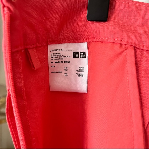 Uniqlo | Skirts | Uniqlo Linen Blend Skort | Poshmark